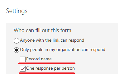 Allow authenticated but anonymous responses with one response per ...