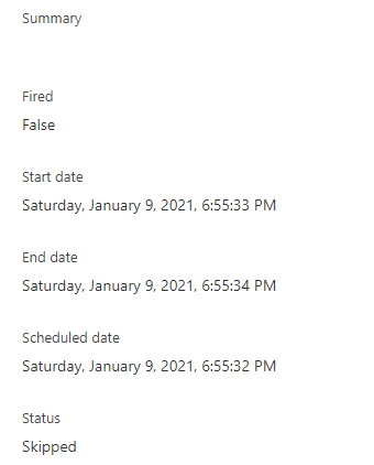 Recurrence trigger not fired at specified frequency | Microsoft ...