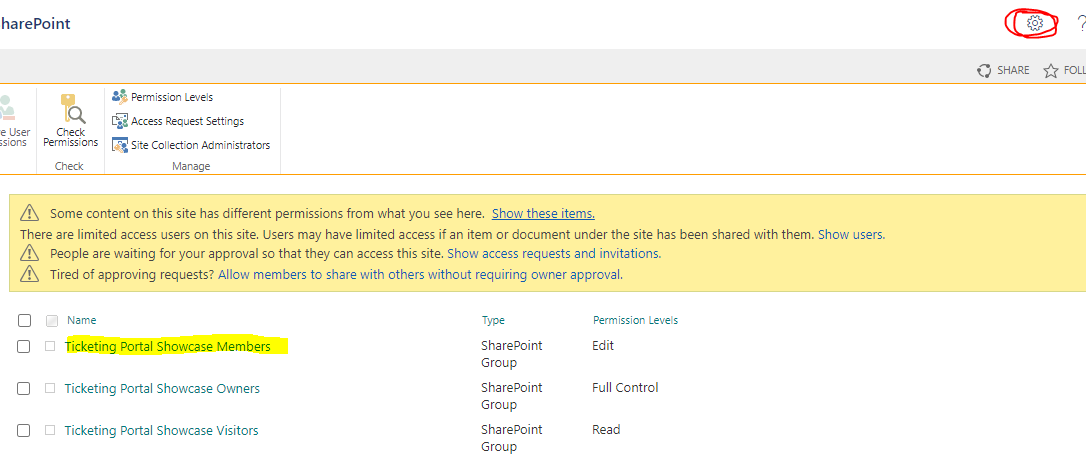 How to prevent "member" access the "cog"? | Microsoft Community Hub