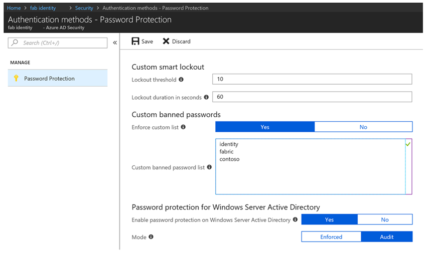 Azure AD Password Protection and Smart Lockout are now in Public Preview! | Microsoft Community Hub