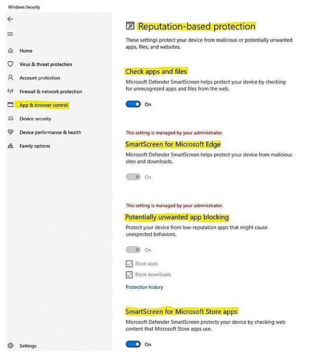 Windows Defender SmartScreen - File and Flash Player Blockage Problem ...
