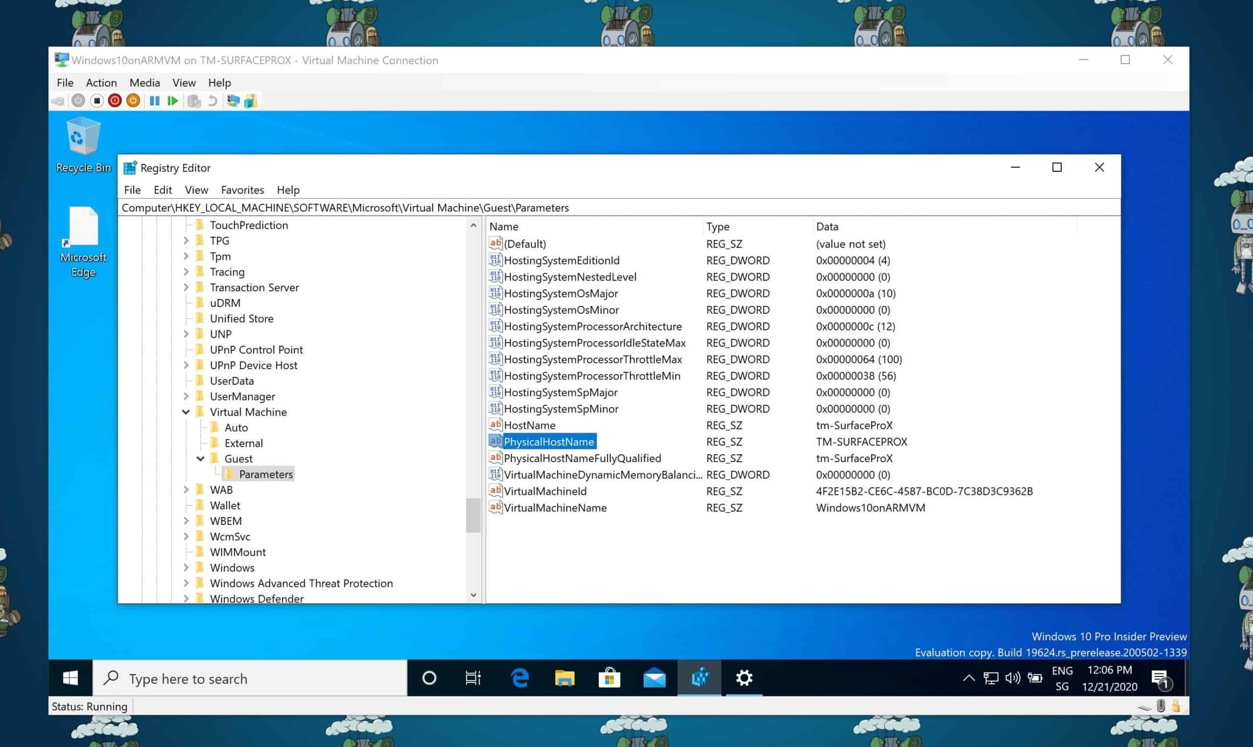 Find the Hostname of a Hyper-V VM