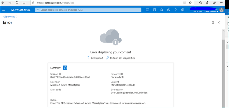 Error Loading Extension and Definition in Azure Windows Virtual Desktop Deployment | Microsoft ...