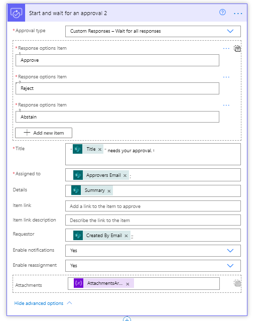 Need a help to figure out if there is a way to prevent MS Flow “Custom ...