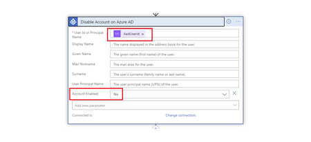 Automatically disable On-prem AD User using a Playbook triggered in ...