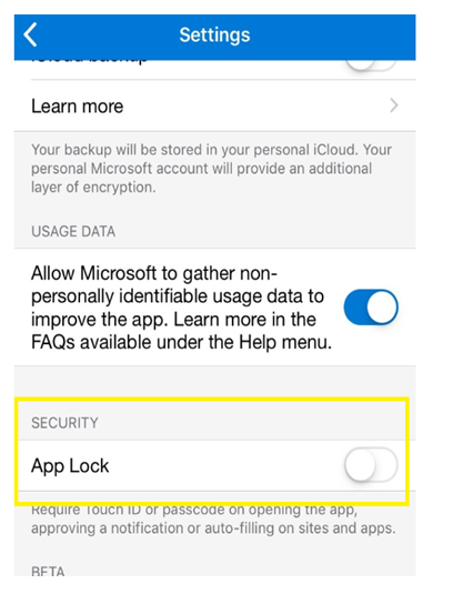 Outlook in IPhone: when “open authenticator” was tapped, “Oops something went wrong” manifested ...