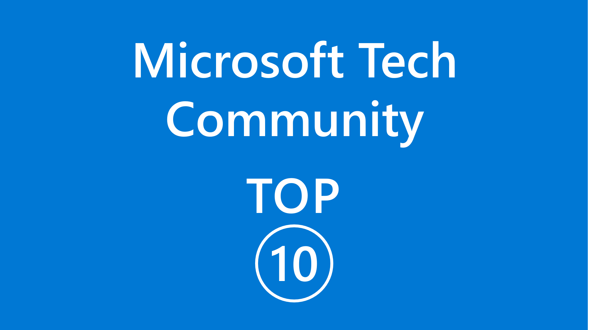Top Ten Tech Community blog posts of Q4, FY18 | Microsoft Community Hub
