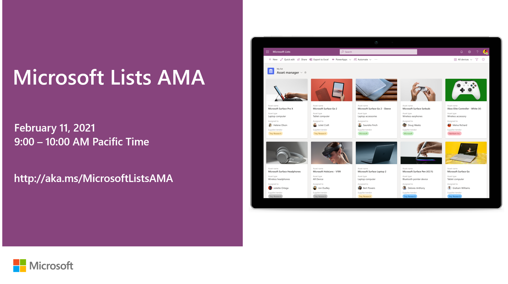 Ask Microsoft Anything (AMA) Feb 11, 9 AM PT: Microsoft Lists ...