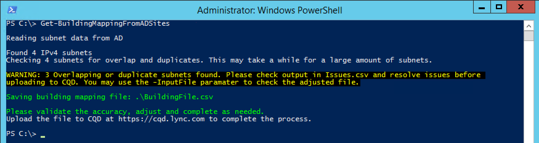 CQDTools PowerShell Module helps with CQD building file generation and ...