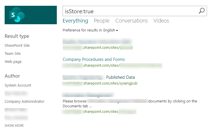 SharePoint search returning different results to Microsoft Search | Microsoft Community Hub