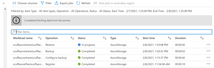 How to backup and restore Azure file shares | Microsoft Community Hub