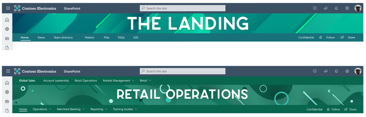 Designing SharePoint sites with beautiful headers | Microsoft Community Hub