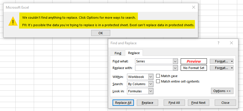 Find and Replace Error | Microsoft Community Hub