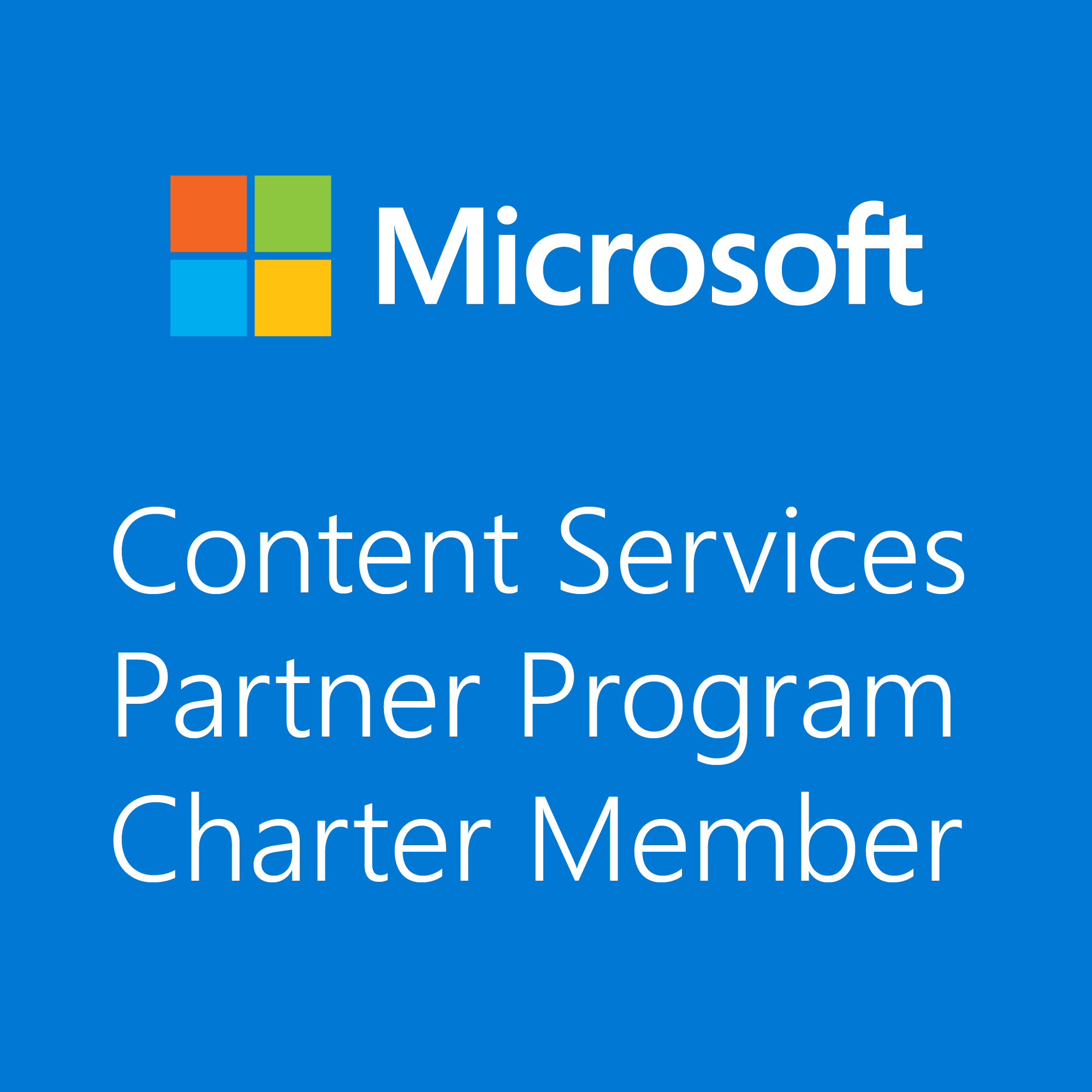 Announcing the Microsoft Content Services Partner Program and Charter ...