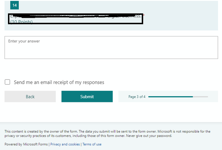 Microsoft Forms Allows Only 3 questions?? | Microsoft Community Hub