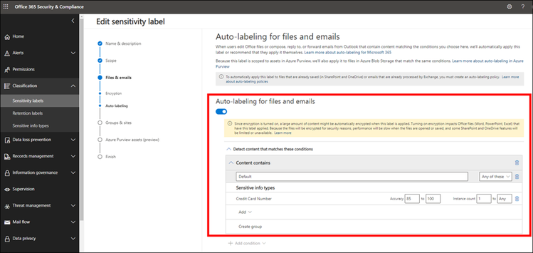 Apply M365 Sensitivity Labels across your data assets in Azure Purview ...