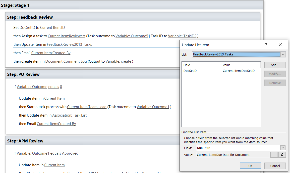 Update Variable TaskID so filter on Document Set Welcome Page works ...