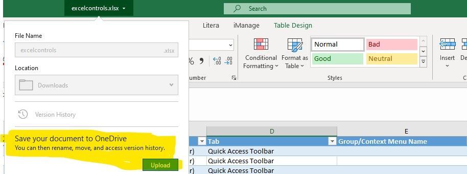 Office application title bar | Microsoft Community Hub