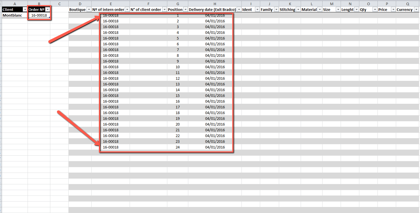 Fill Dashboard Table based on Criteria "OrderNumber" | Microsoft ...