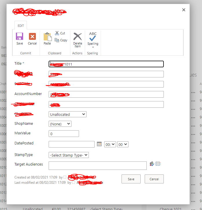 Modify list form and make fields read only | Microsoft Community Hub