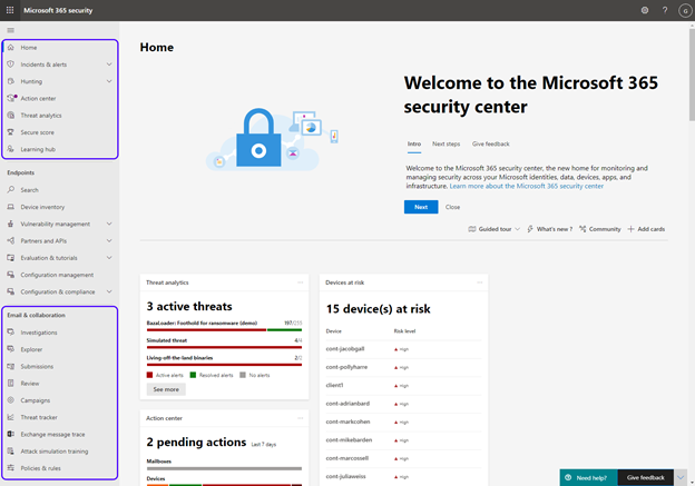 New Home for Microsoft Defender for Office 365