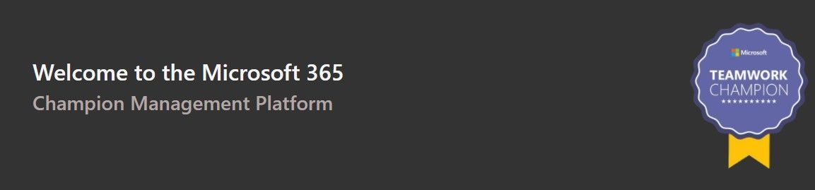 Introducing our Champion Management Platform! | Microsoft Community Hub