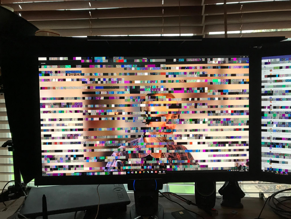 Video garbage and laptop freeze during teams calls | Microsoft ...