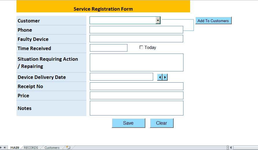 Service Product Registration Form In Excel | Microsoft Community Hub