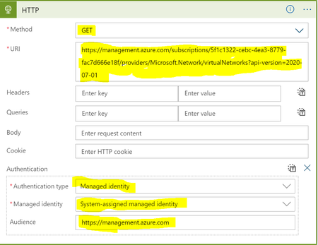 Azure REST API through Logic App | Microsoft Community Hub