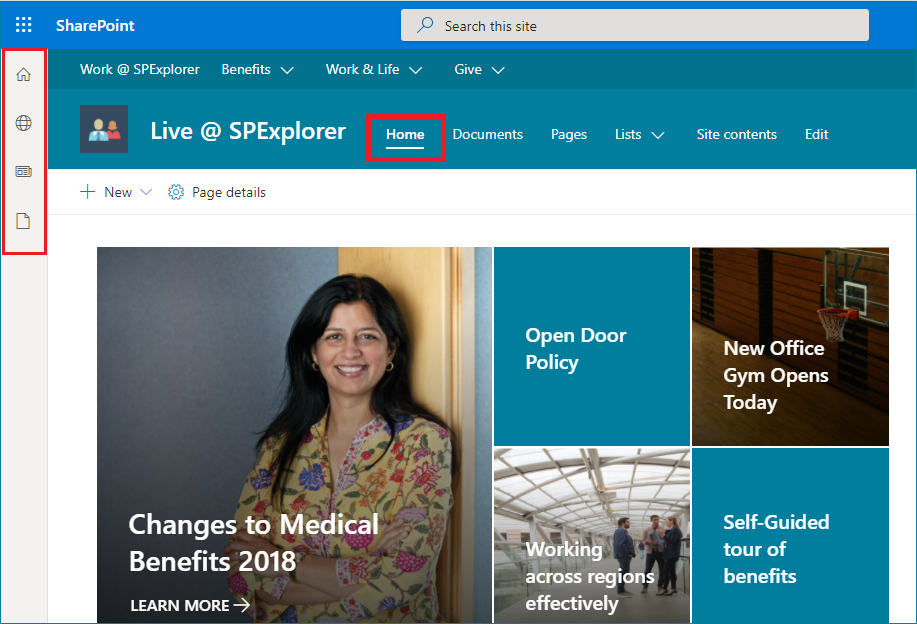 Set up a home site in SharePoint Online | Microsoft Community Hub