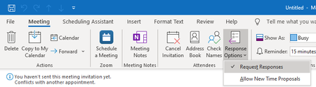 Outlook Meeting Response Options & Tracking | Microsoft Community Hub
