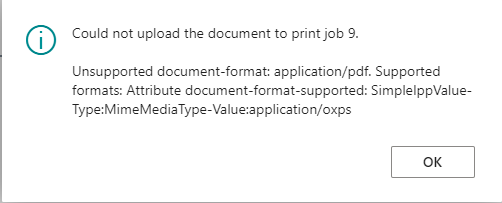 Unsupported document-format: application/pdf. | Microsoft Community Hub