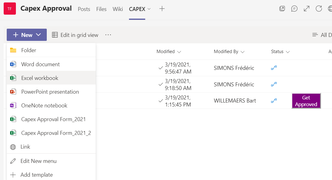 Sharepoint Tab and new file template don't work | Microsoft Community Hub