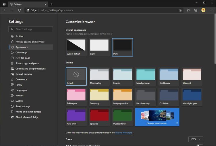 Personalize Microsoft Edge with built-in theme colors | Microsoft ...