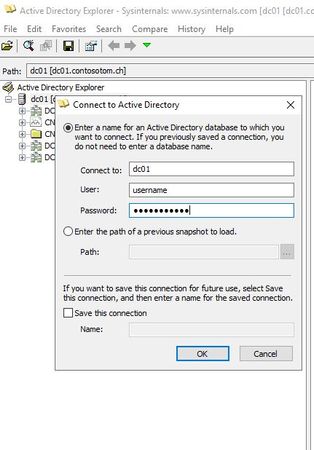 Create snapshots with Active Directory Explorer (AD Explorer) from ...