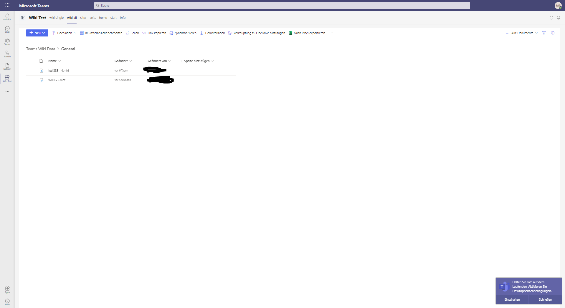 How do I integrate an already created wiki into a custom tab within a ...