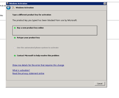 windows server 2008 r2 180 days trial activating | Microsoft Community Hub