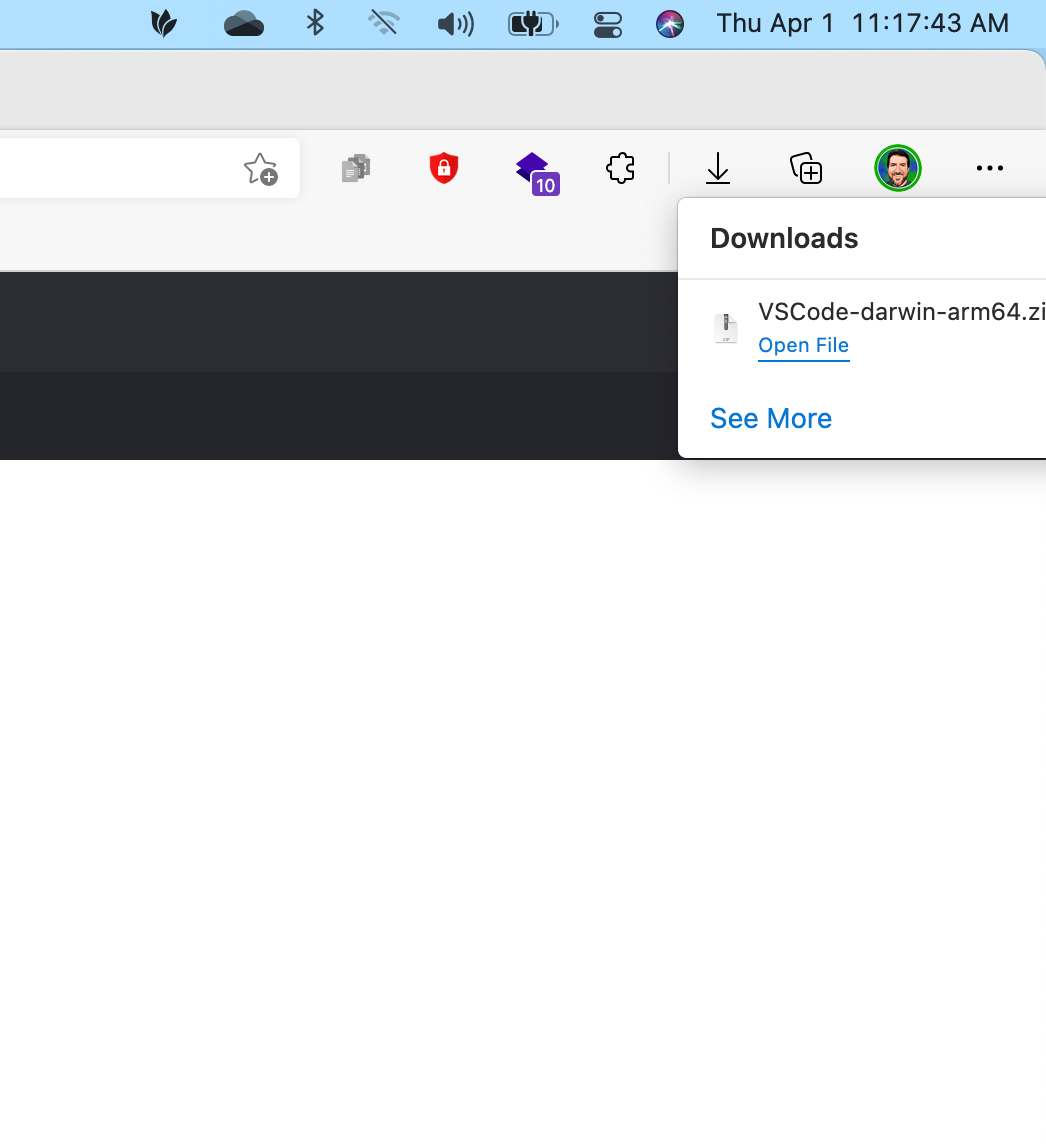 Downloads dialog box paints partially off the screen after a download ...