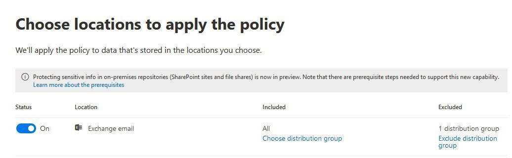 DLP Exclusions | Microsoft Community Hub