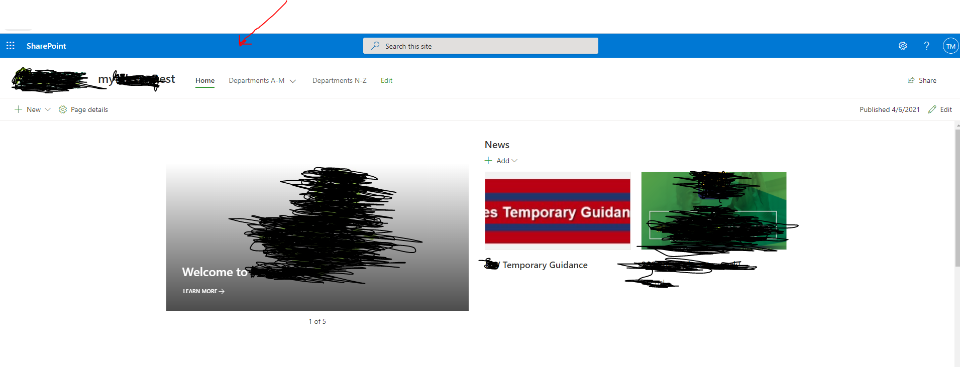 Changing The Blue Top Bar In Sharepoint Online Microsoft Community Hub