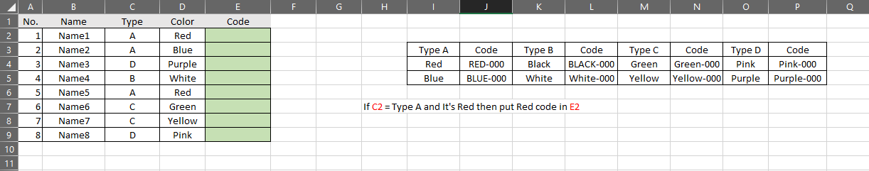 Functions to look at data in table and put it in cell | Microsoft Community Hub