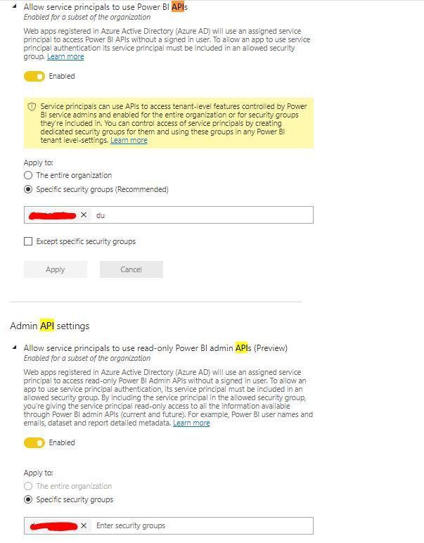Problem connect/scan Power BI: Error: (9512) ErrorCode:(3871) Failed to ...