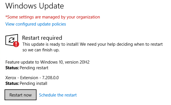 WUfB enabled with Update Baseline, No Notifications | Microsoft ...