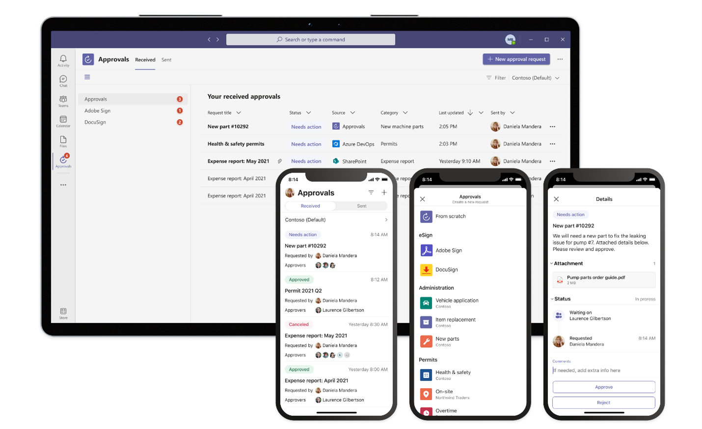 Streamline requests with new approval features in Microsoft Teams ...