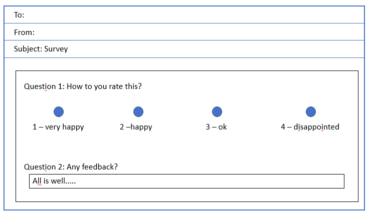 Embedding forms/survey in email | Microsoft Community Hub