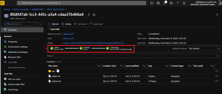Configure a simple Azure Batch Job with Azure Data Factory | Microsoft ...