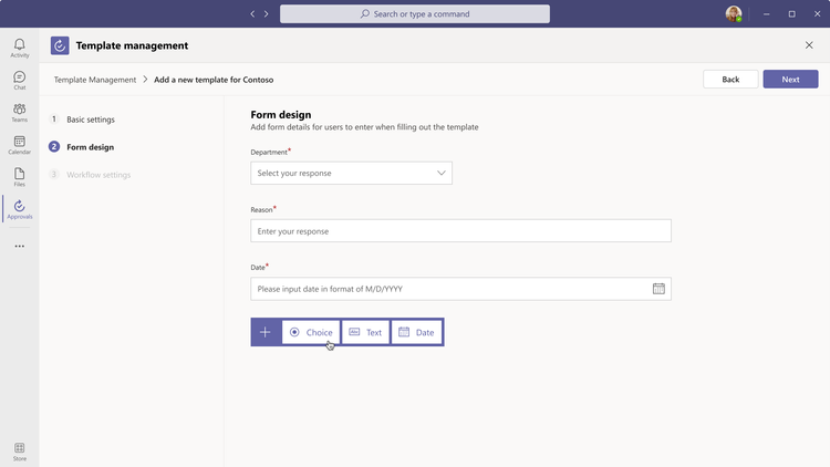 Microsoft Forms Powers Approvals Templates in Microsoft Teams