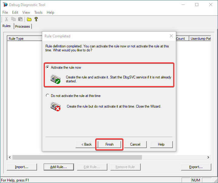 Collect memory dumps for a first-chance exception, when it occurs | Microsoft Community Hub
