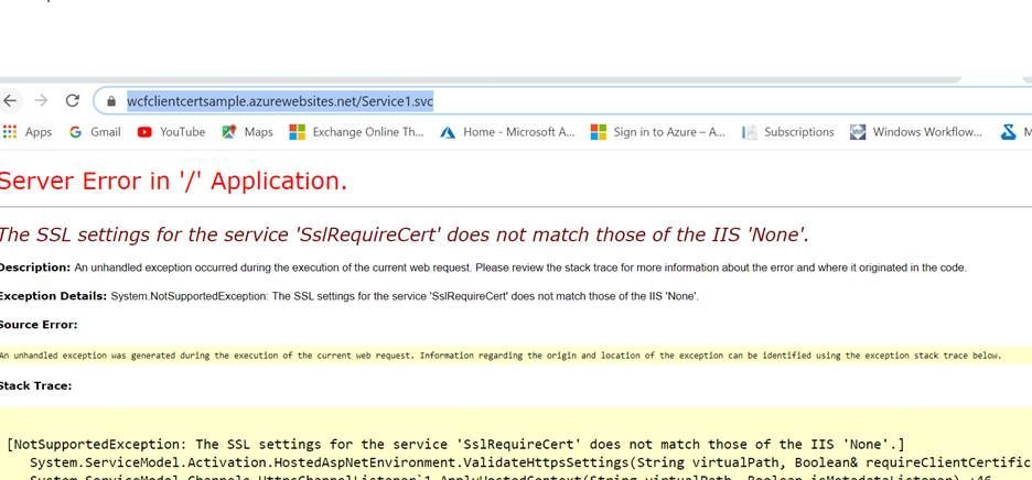 Setting Up Client Certificate Authentication For Wcf Service Hosted As An Azure Web App