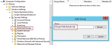 Adding or removing members on FSLogix local groups using Restricted ...